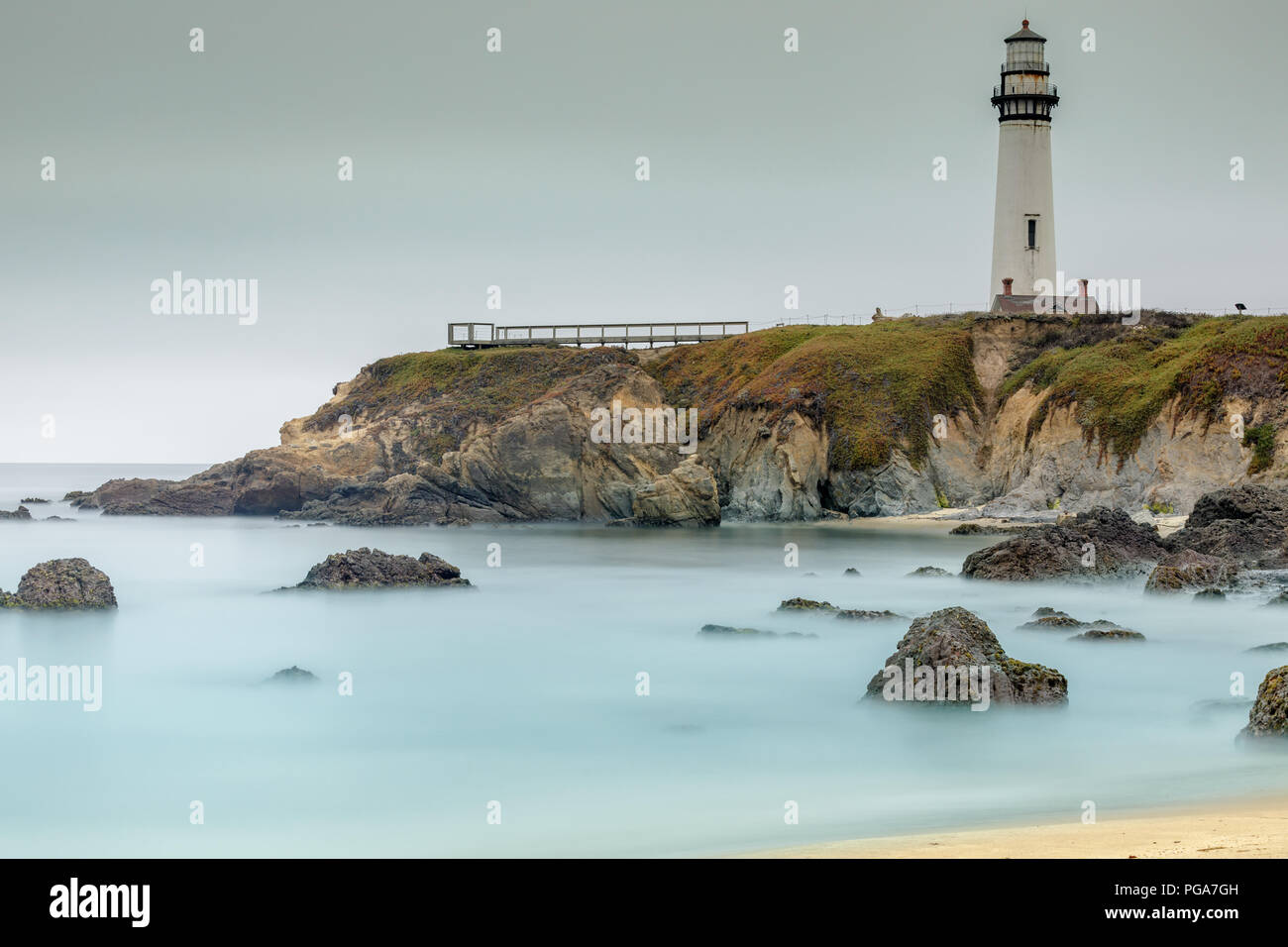 Pigeon Point Lighthouse Viewed from the South Stock Photo - Alamy
