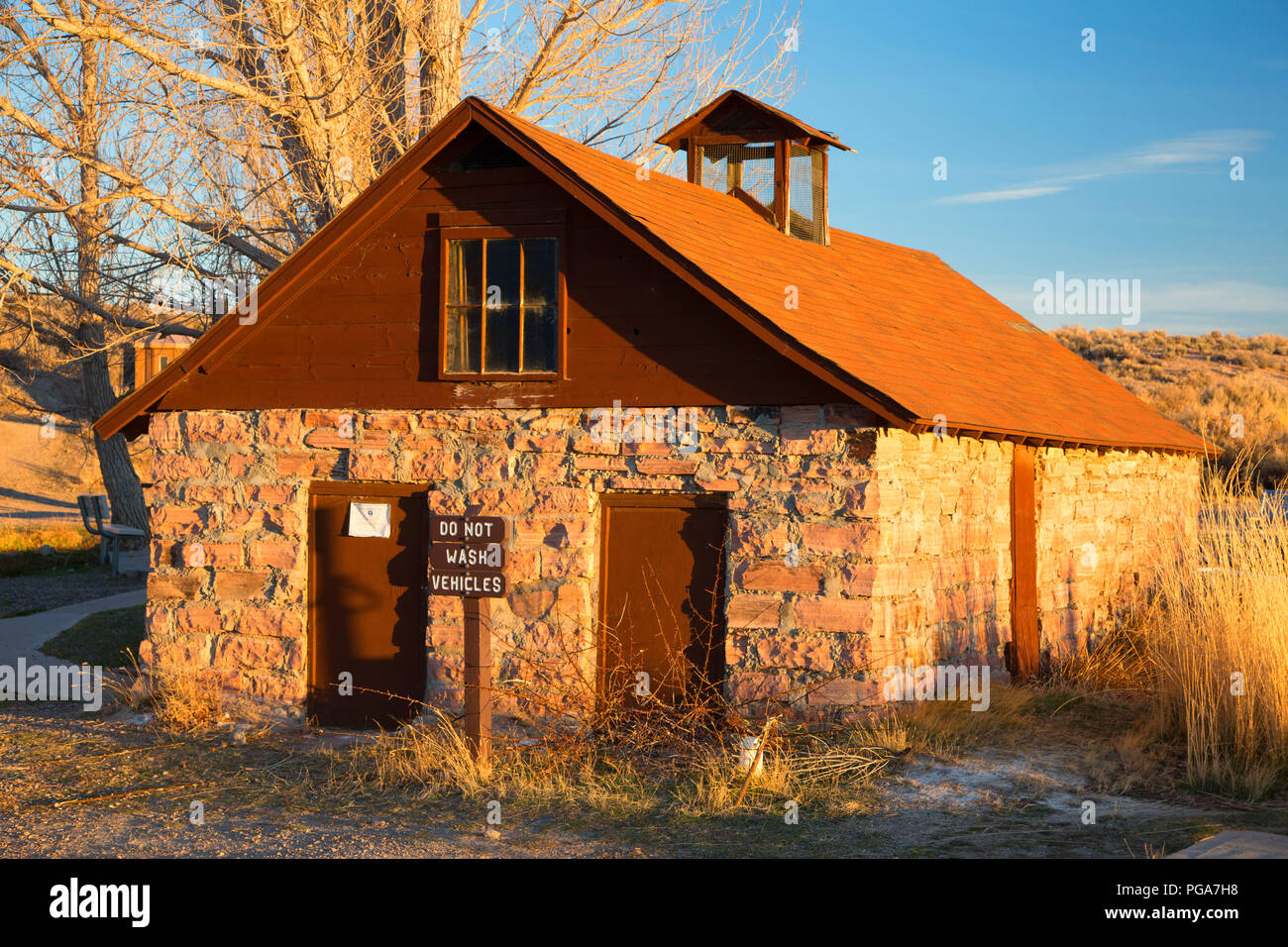 Shower House at CCC Camp Sheldon, Sheldon National Wildlife Refuge ...