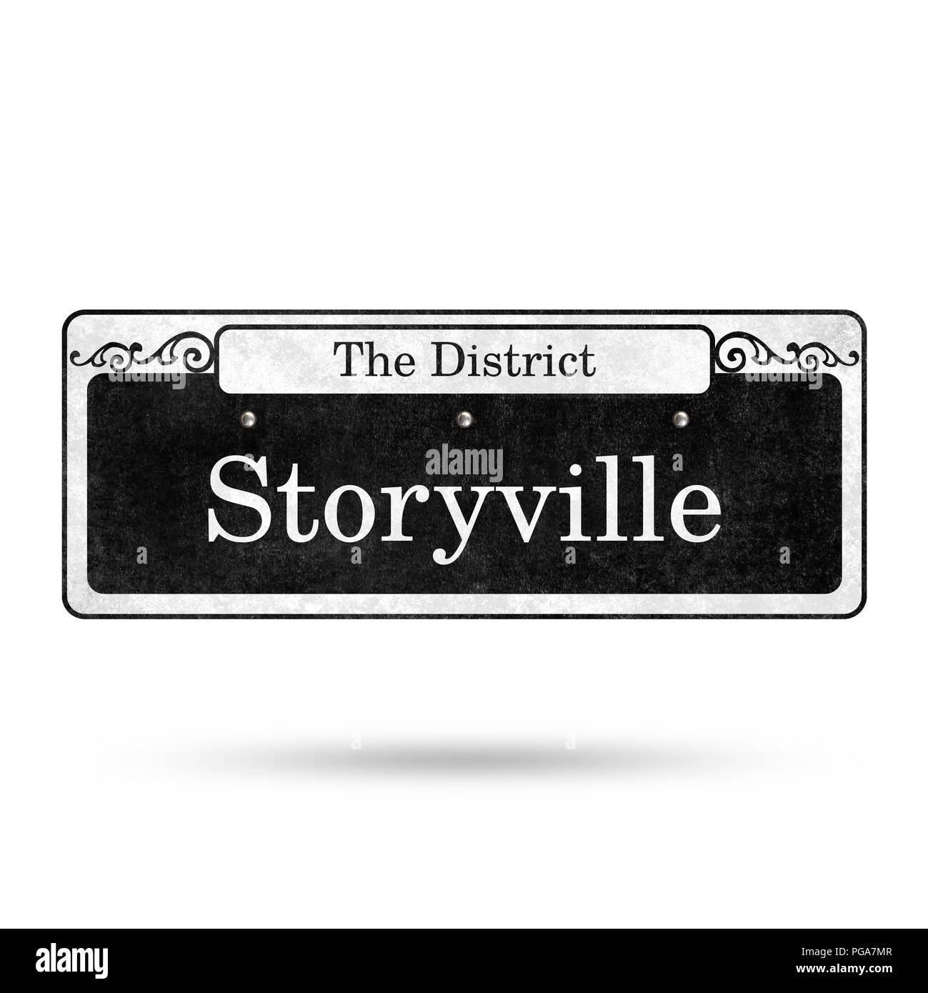 New Orleans Street Signs French Quarter Street Name Collection Stock ...