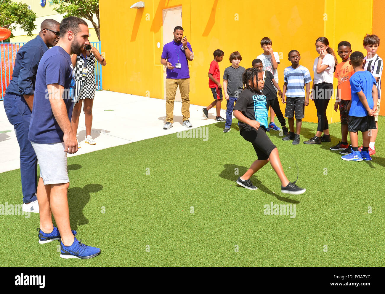 Soccer superstar 'Real Madrid's' Dani Carvajal visit summer camp ...