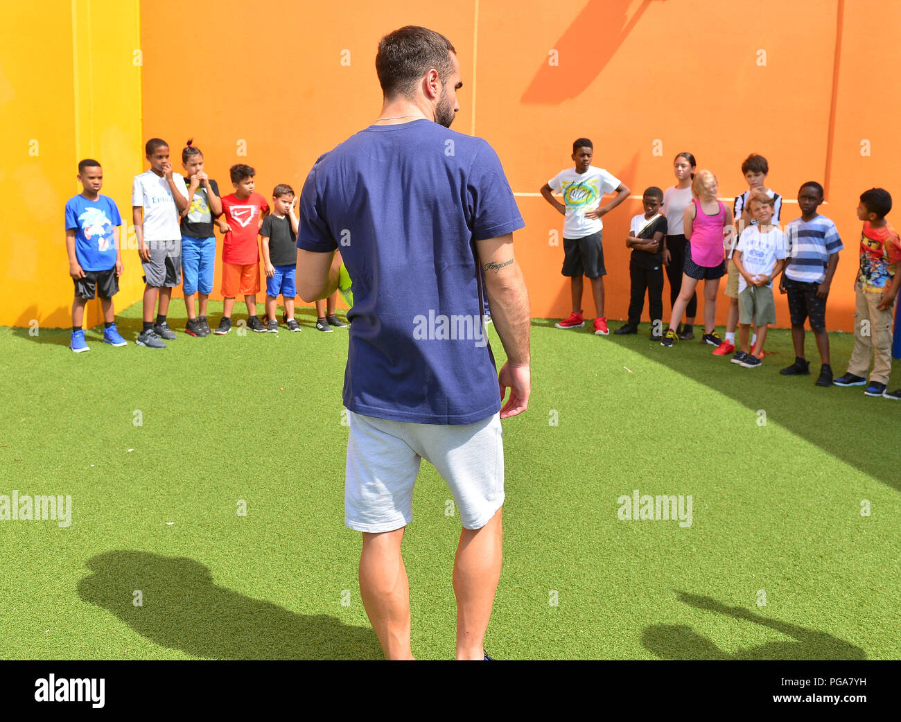 Soccer superstar 'Real Madrid's' Dani Carvajal visit summer camp ...