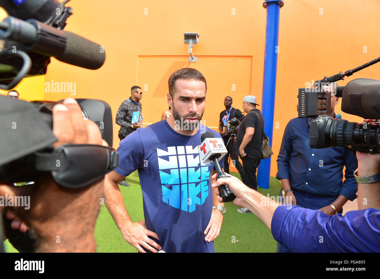 Soccer superstar 'Real Madrid's' Dani Carvajal visit summer camp ...