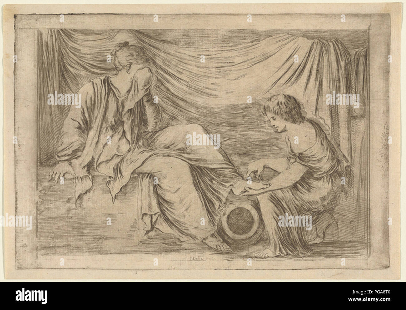 vintage mythological panel artwork Stock Photo - Alamy