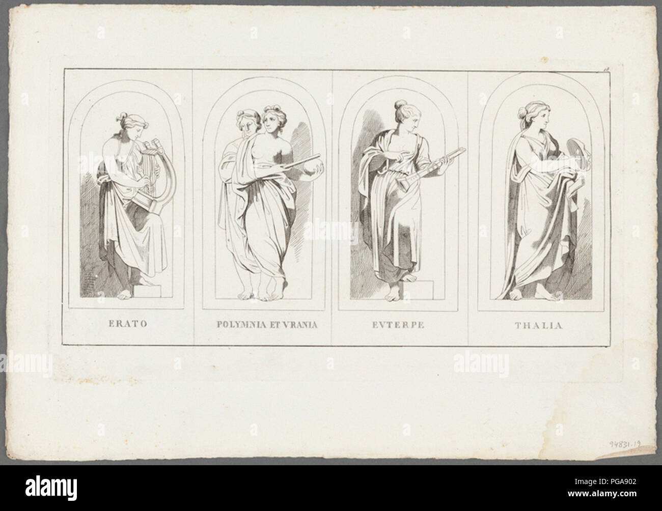 Vintage ornate European art plate Stock Photo - Alamy