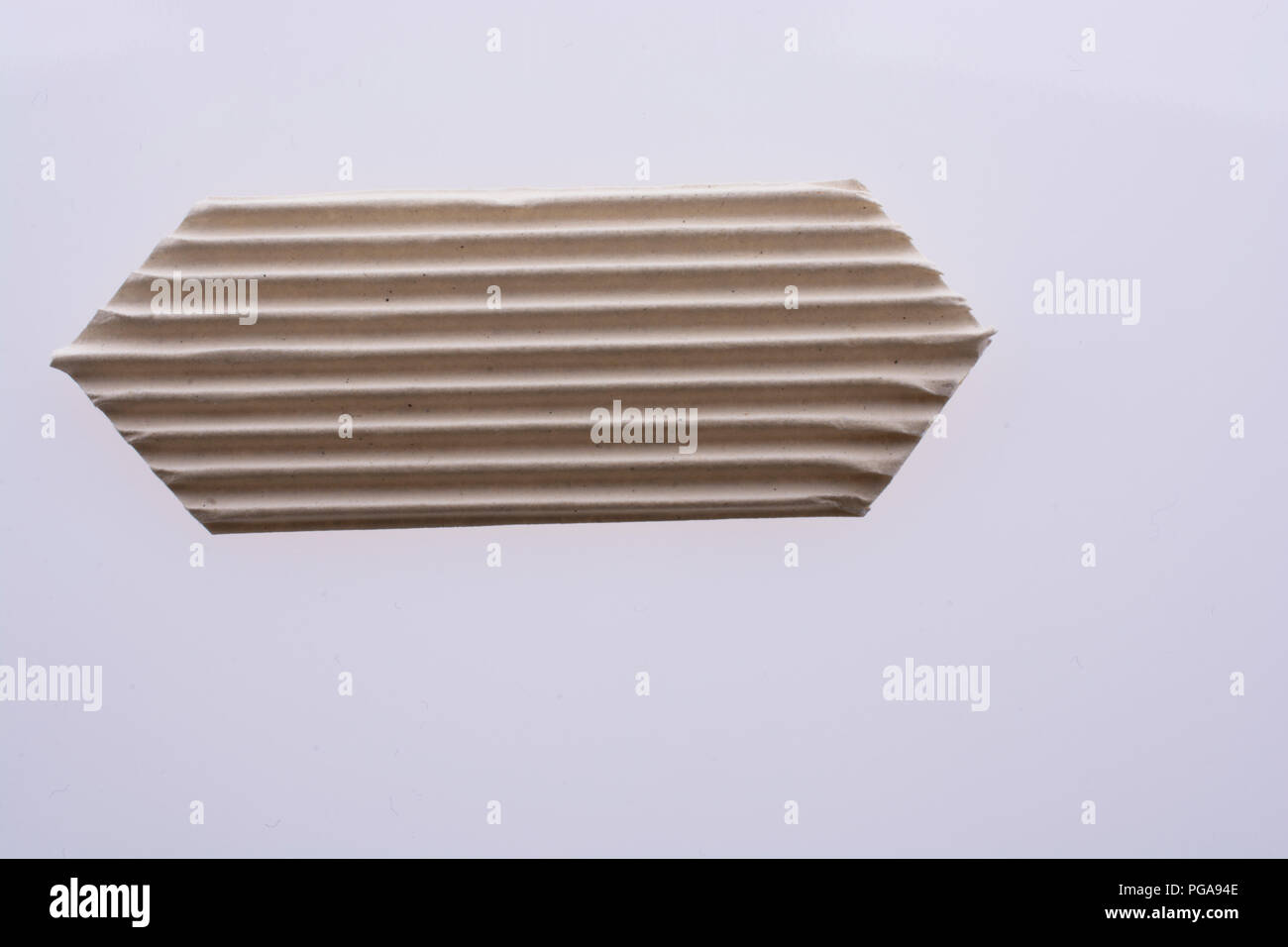 Cut out paper with pattern on a white background Stock Photo - Alamy