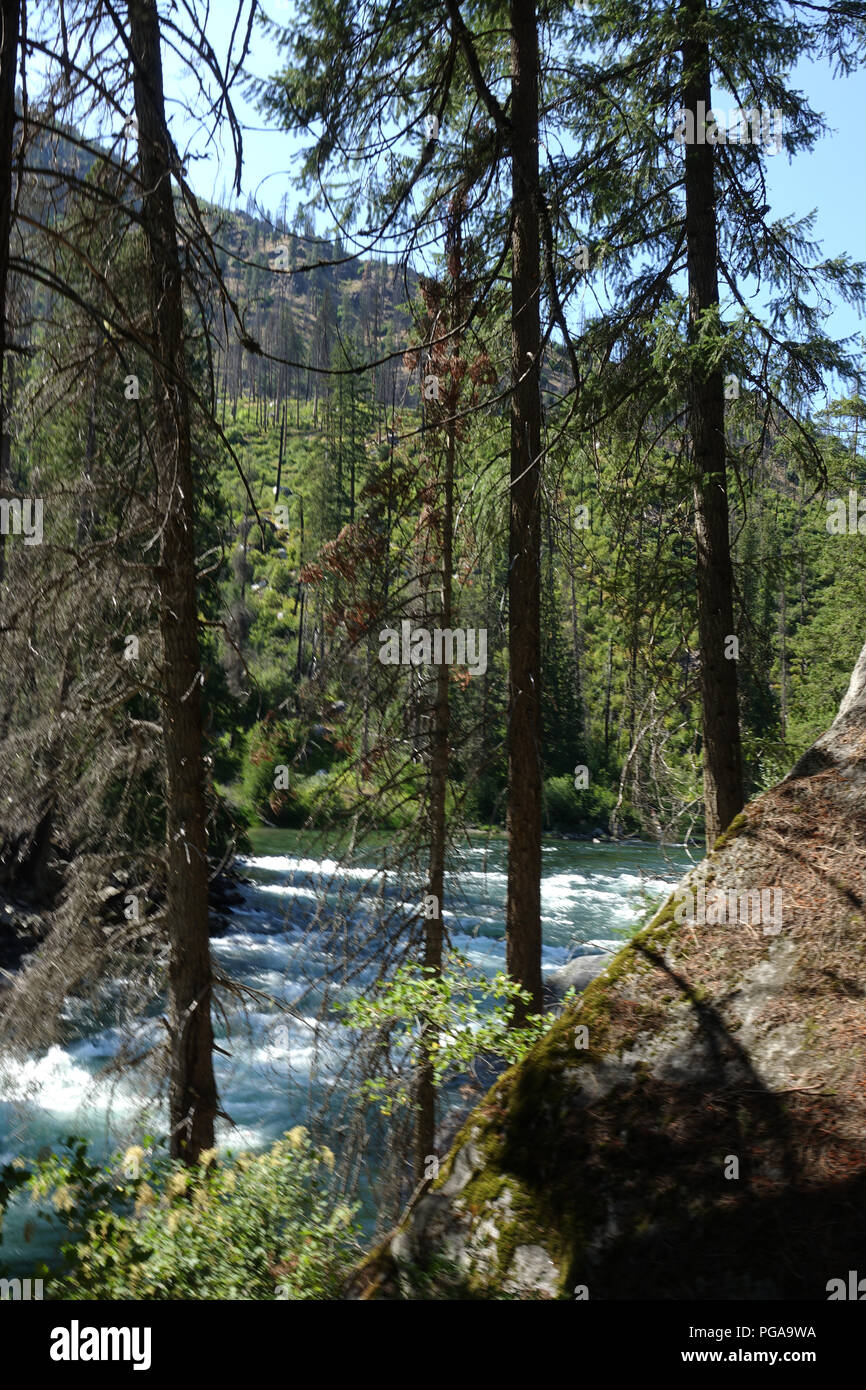 Tumwater Canyon on US Hwy 2 is a 15 ile canyon that the Wenatchee River ...