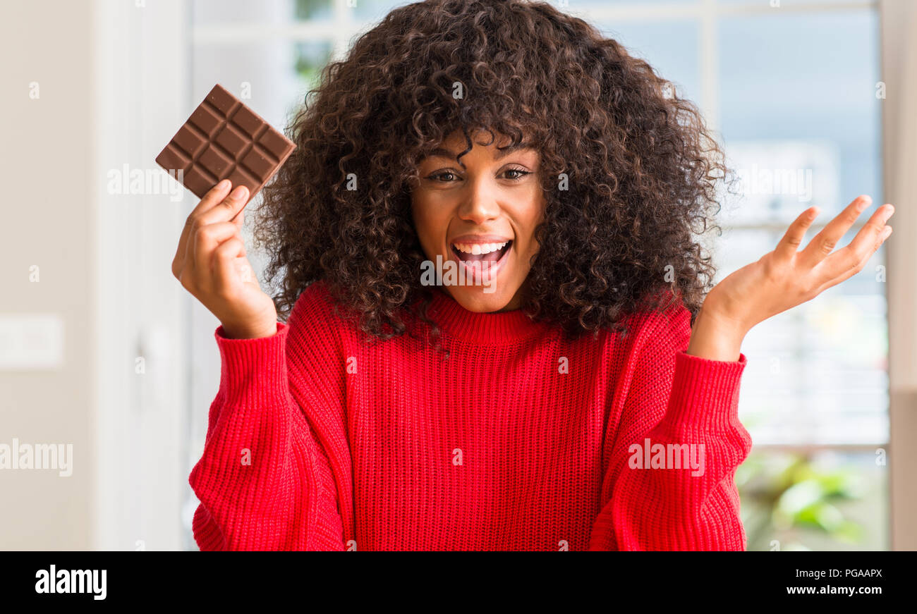 Black Women Eating Chocolate