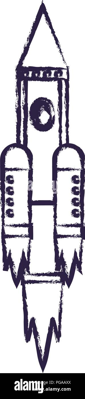 rocket icon over white background, vector illustration Stock Vector ...