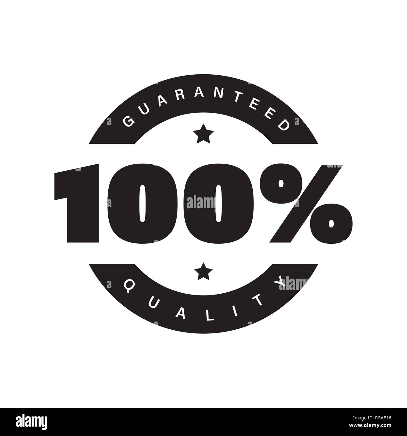 Hundred percent quality stamp sign vector Stock Vector Image & Art - Alamy
