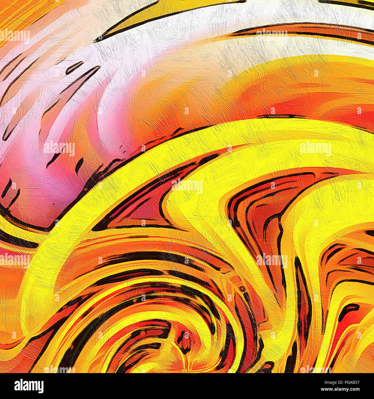 Abstract painting, Wall art, Canvas print, Oil paint, Modern drawing ...