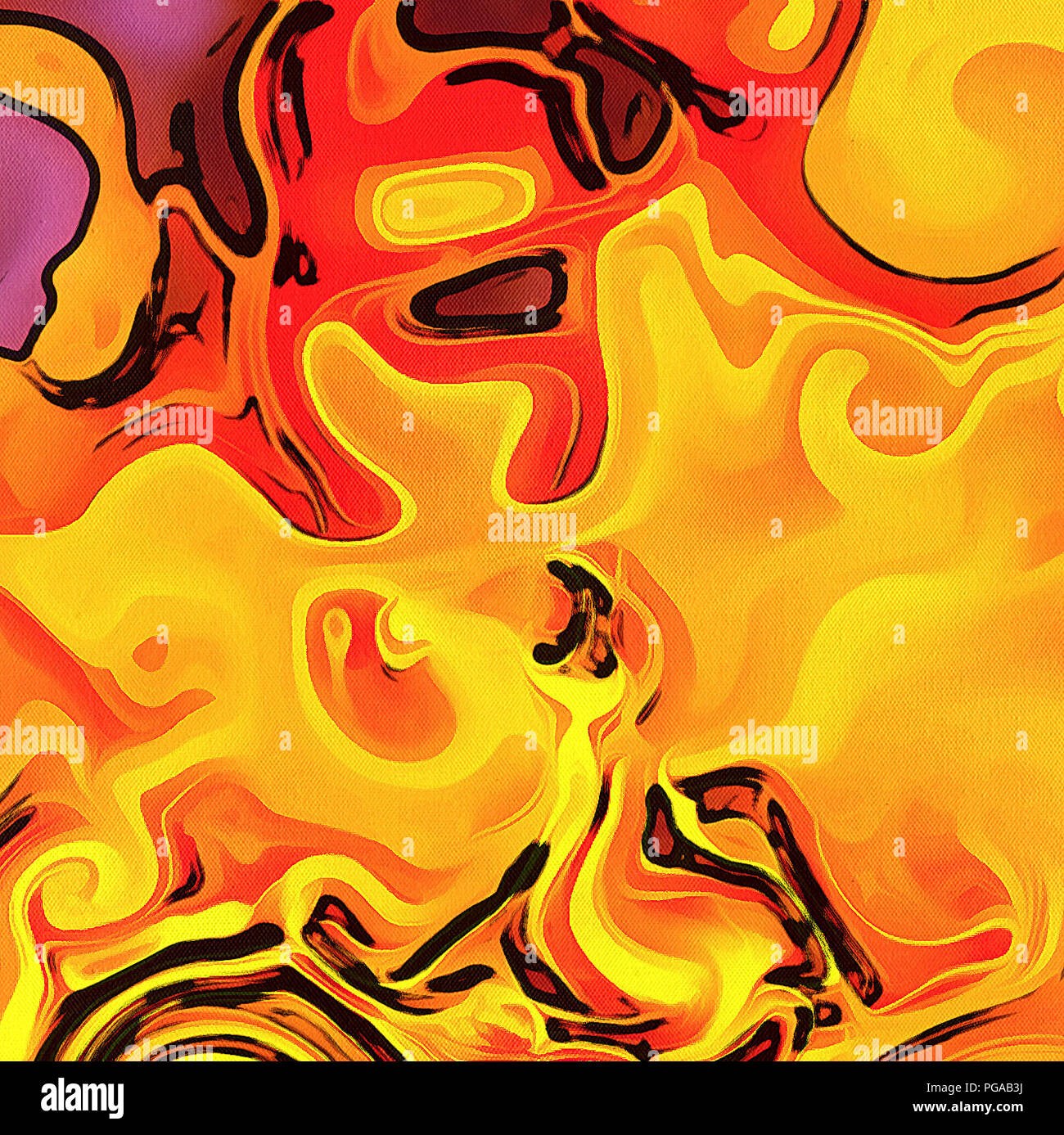 Abstract painting, Wall art, Canvas print, Oil paint, Modern drawing ...