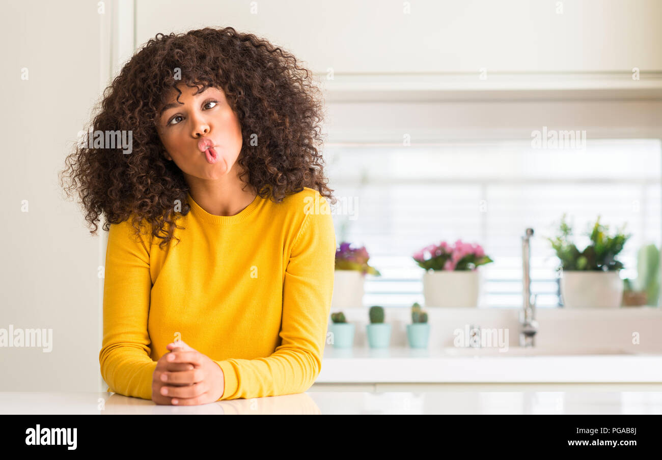 Fun comical african american woman hi-res stock photography and images ...