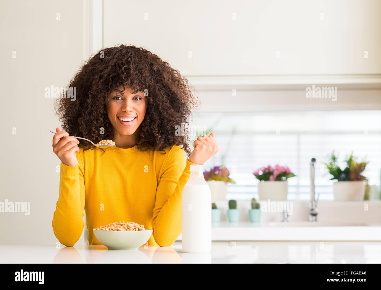 Woman triumphant home hi-res stock photography and images - Alamy