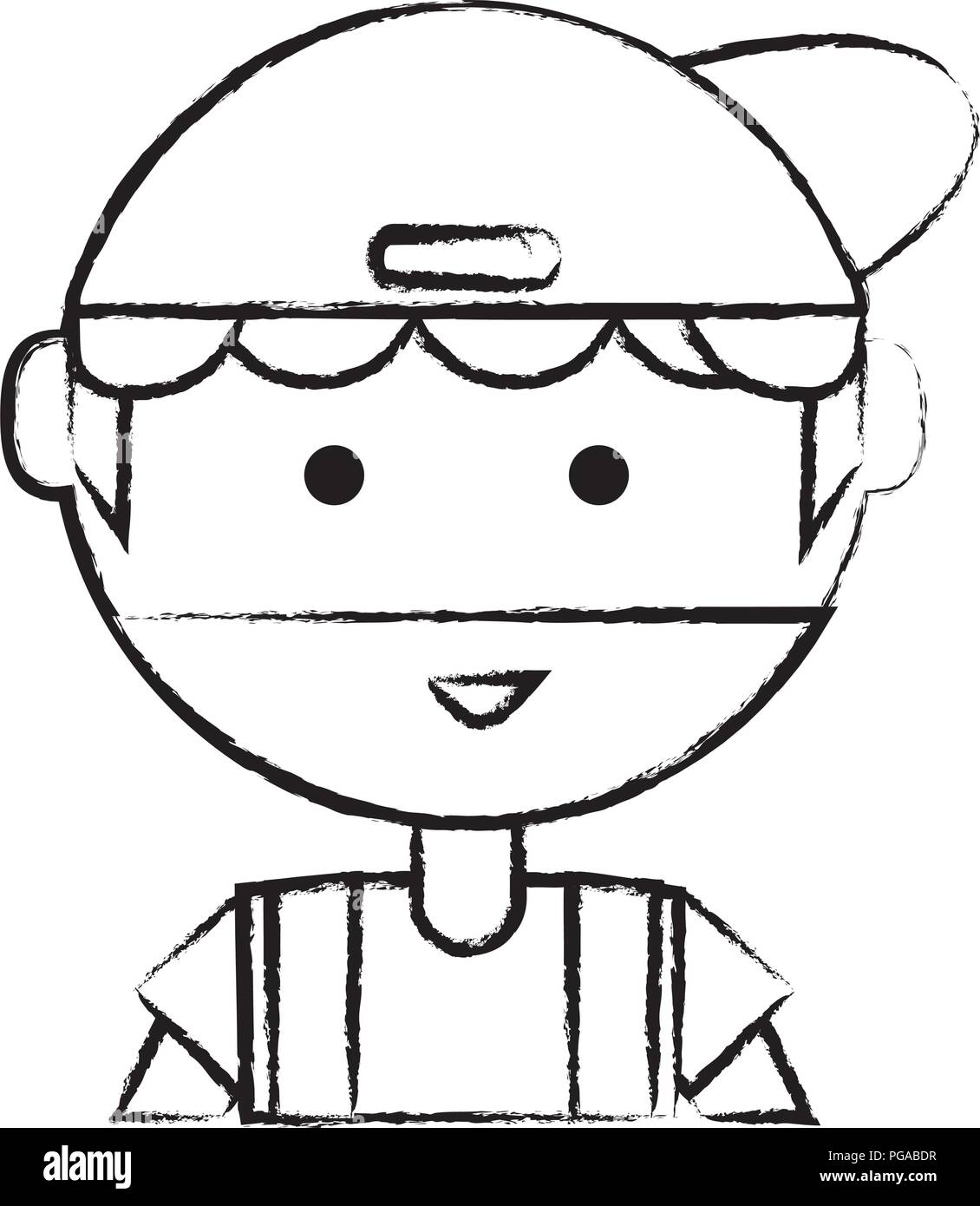 cartoon repair man icon over white background, vector illustration ...