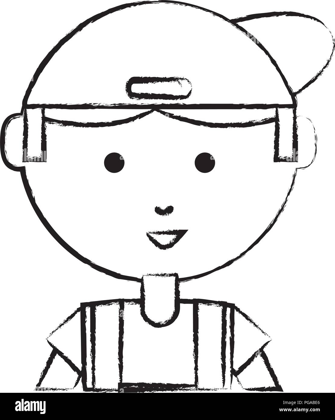 cartoon repair man icon over white background, vector illustration ...