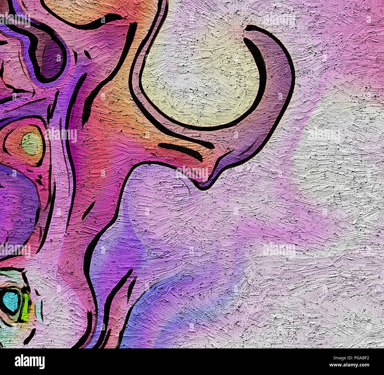 Abstract painting, Wall art, Canvas print, Oil paint, Modern drawing ...