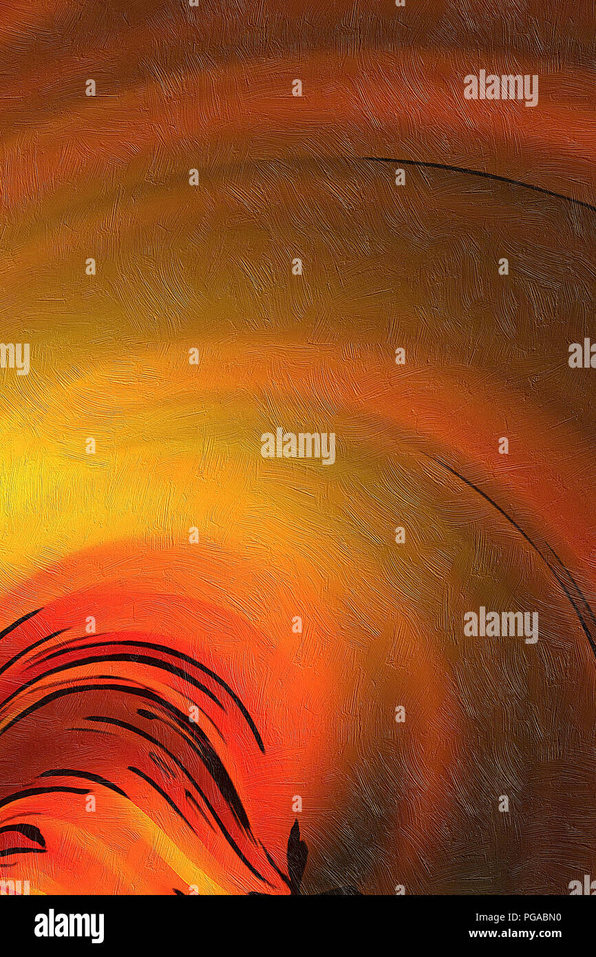 Abstract painting, Wall art, Canvas print, Oil paint, Modern drawing ...