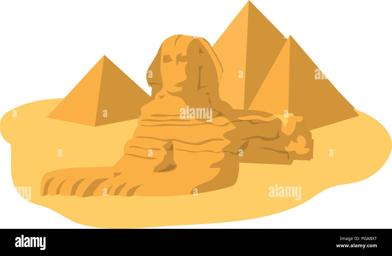 famous giza egypt sculpture pyramids Stock Vector Image & Art - Alamy