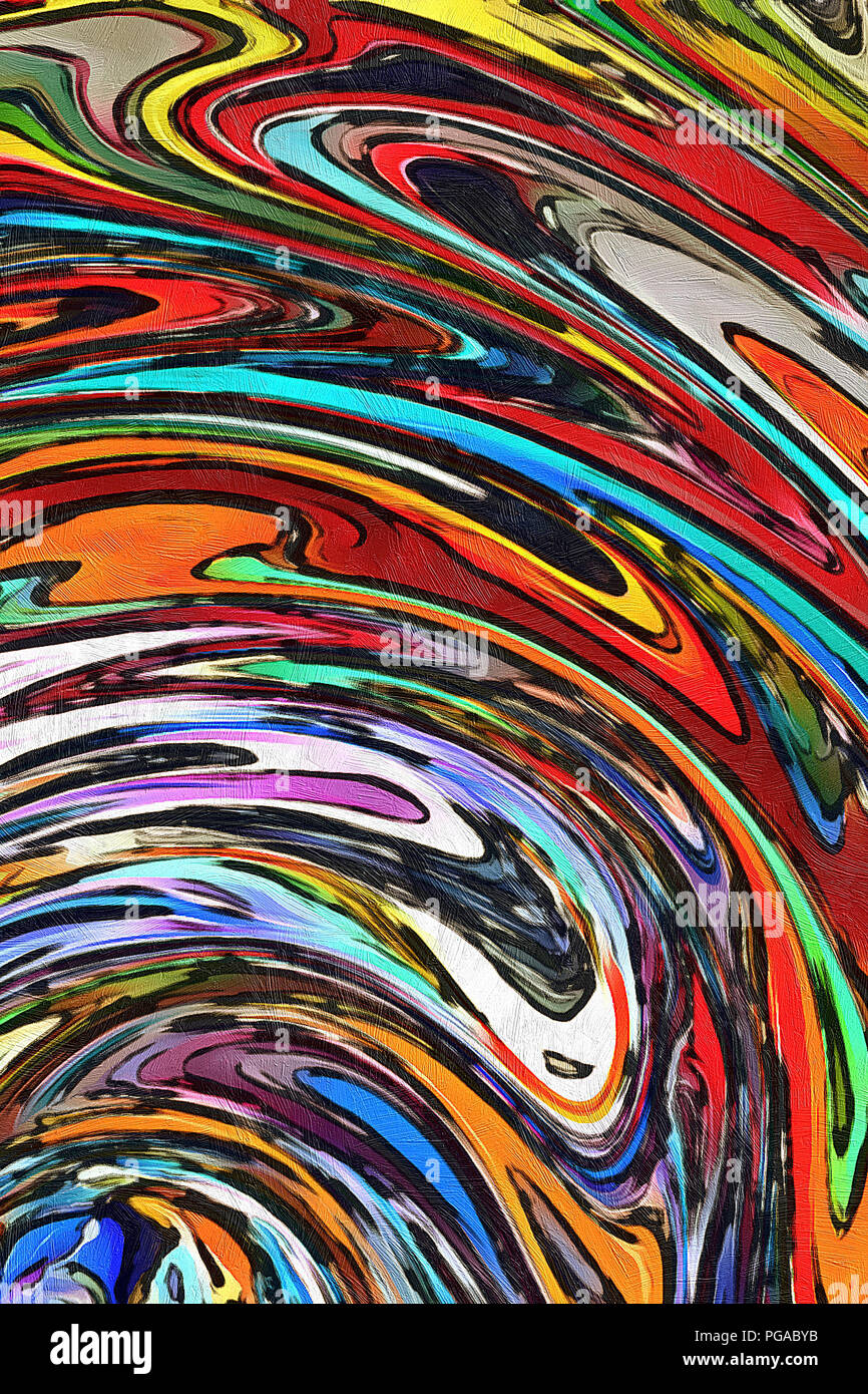 Abstract painting, Wall art, Canvas print, Oil paint, Modern drawing ...