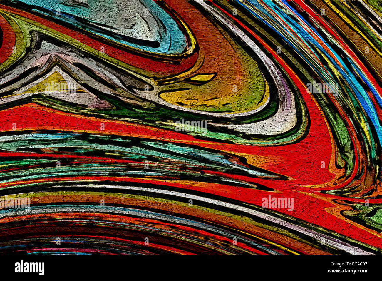 Abstract painting, Wall art, Canvas print, Oil paint, Modern drawing ...