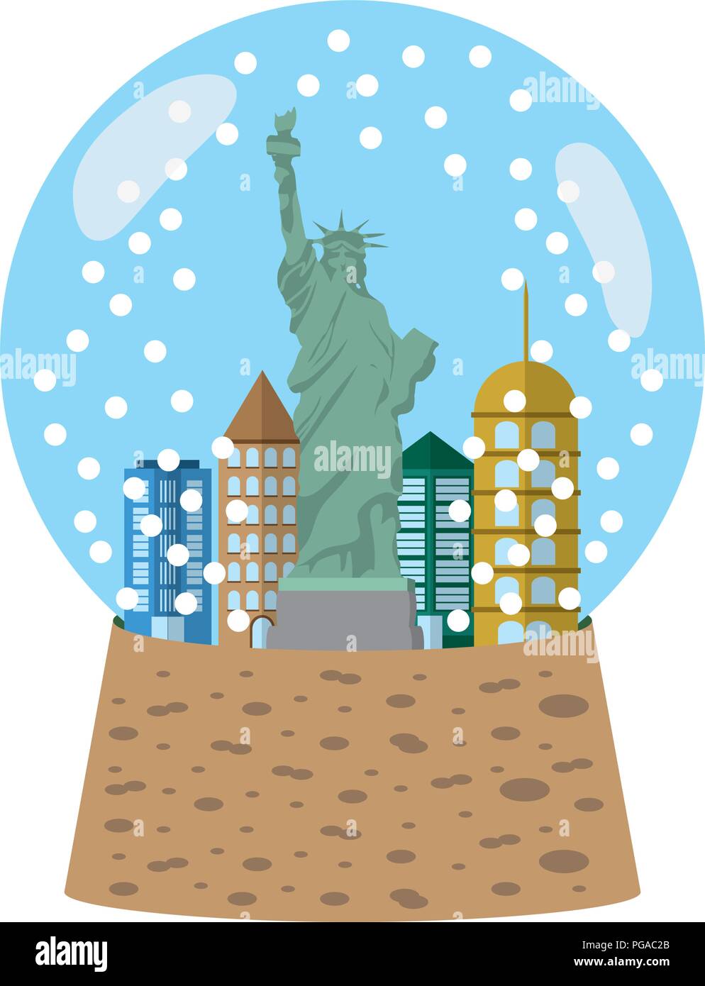 Snow globe statue of liberty hi-res stock photography and images - Alamy