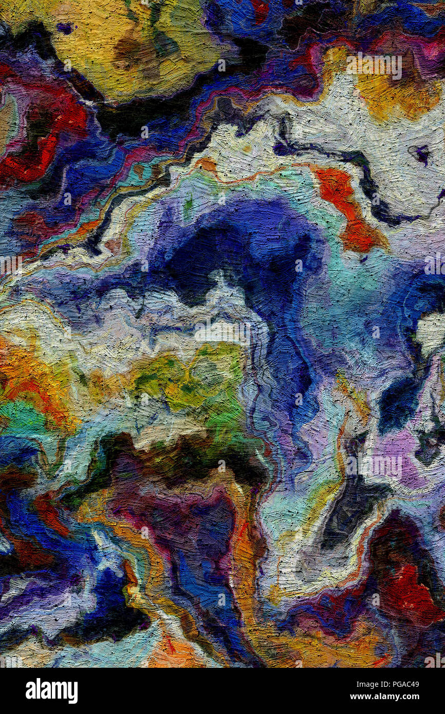 Abstract painting, Wall art, Canvas print, Oil paint, Modern drawing ...