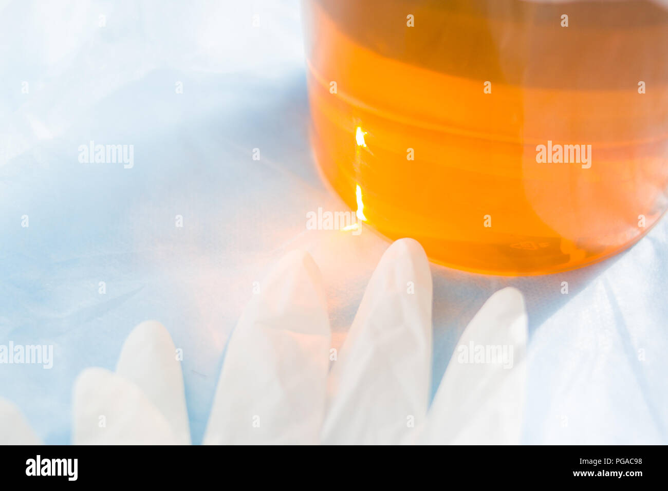 depilation and beauty concept - sugar paste or wax honey for hair ...