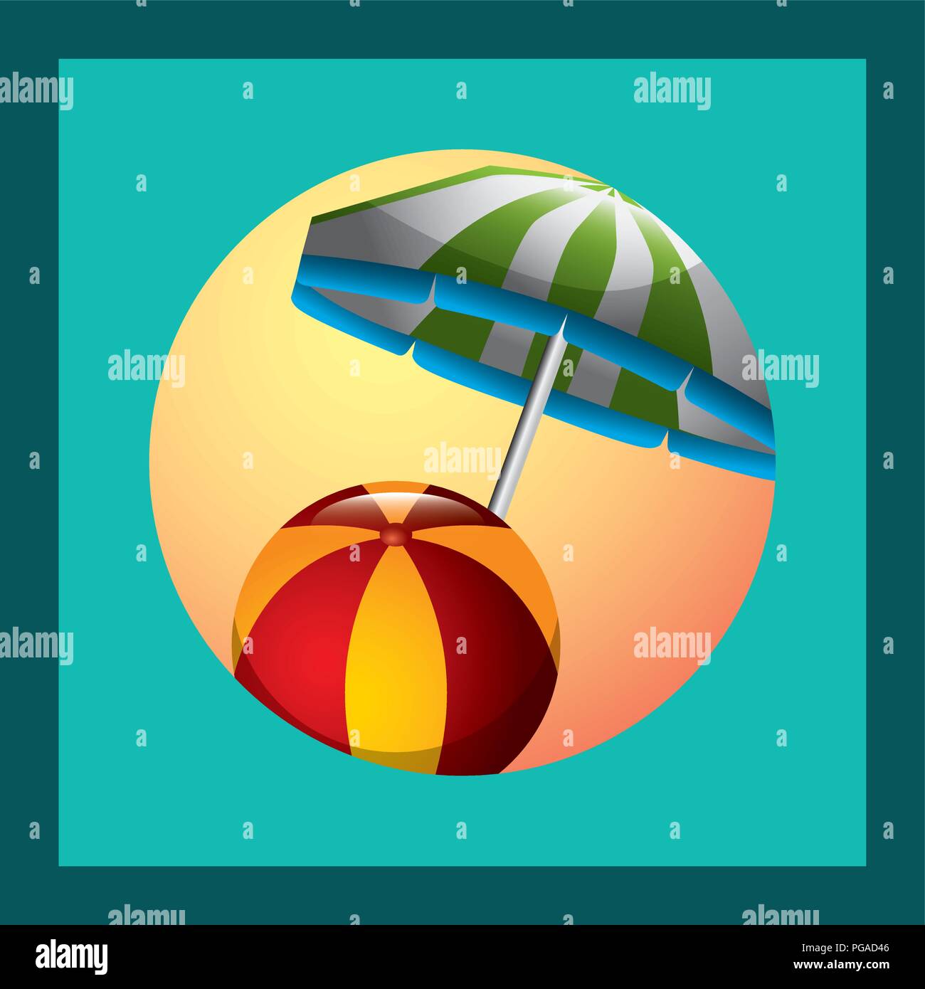 summer time concept Stock Vector Image & Art - Alamy