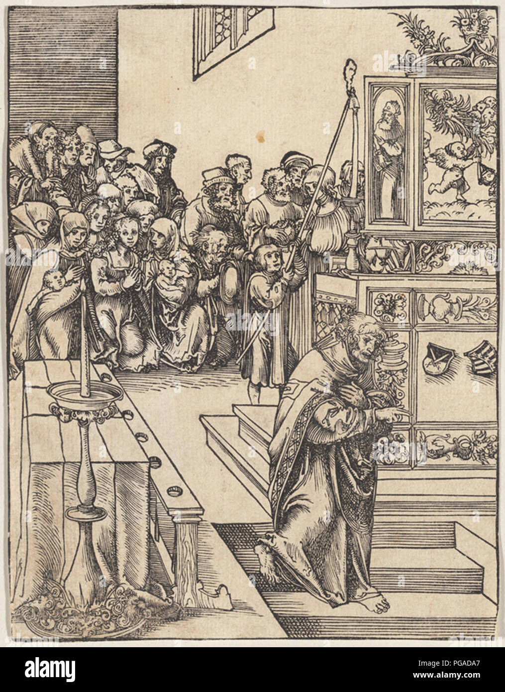 vintage religious artwork Stock Photo - Alamy