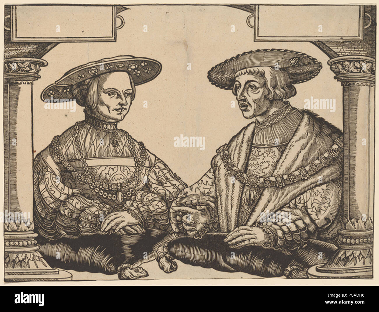 vintage european portrait artwork Stock Photo - Alamy