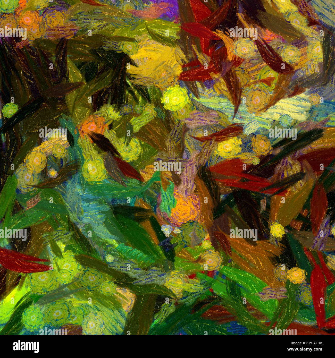 Vincent Van Gogh style oil painting. Impressionism style wall art ...