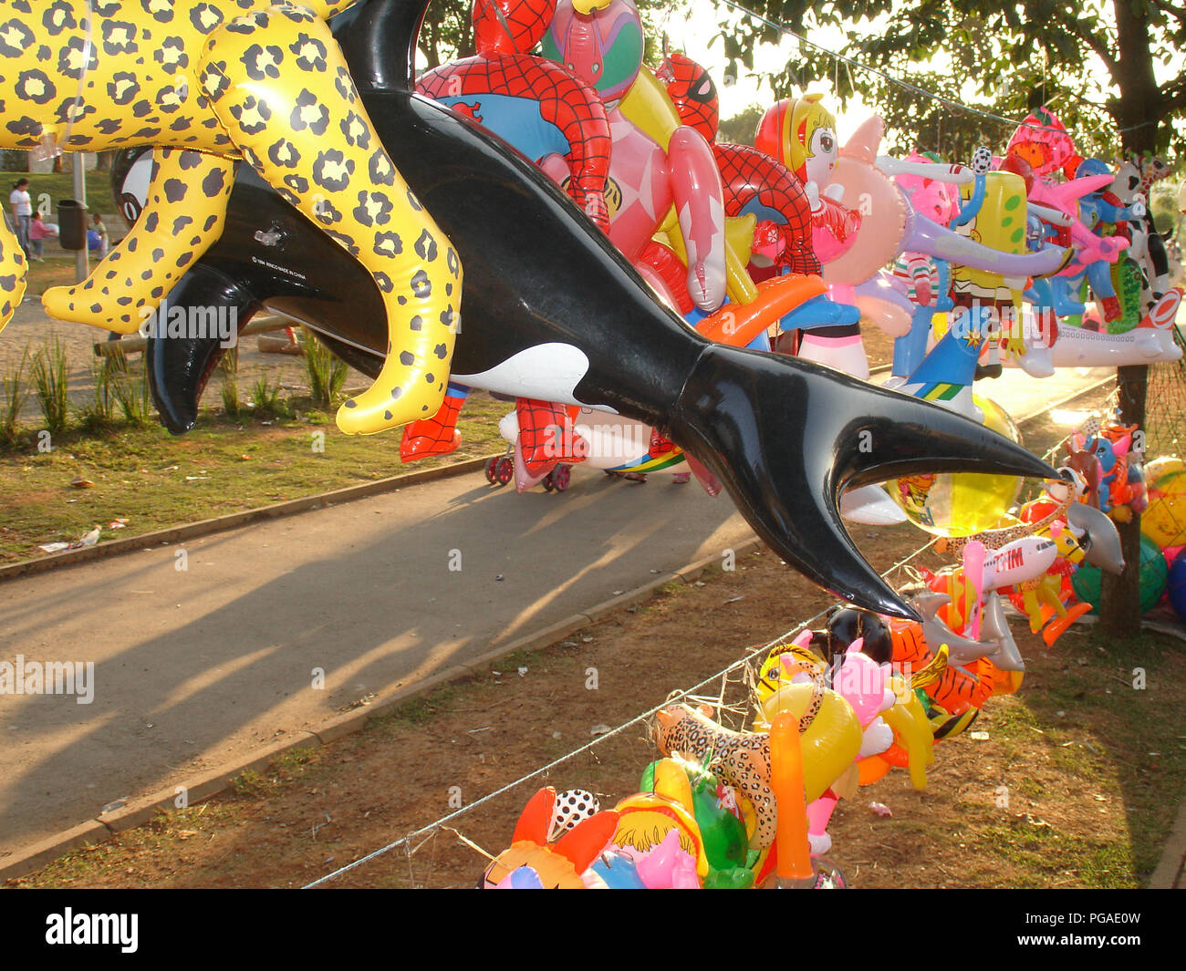 Inflatable toys, São Paulo, Brazil Stock Photo - Alamy