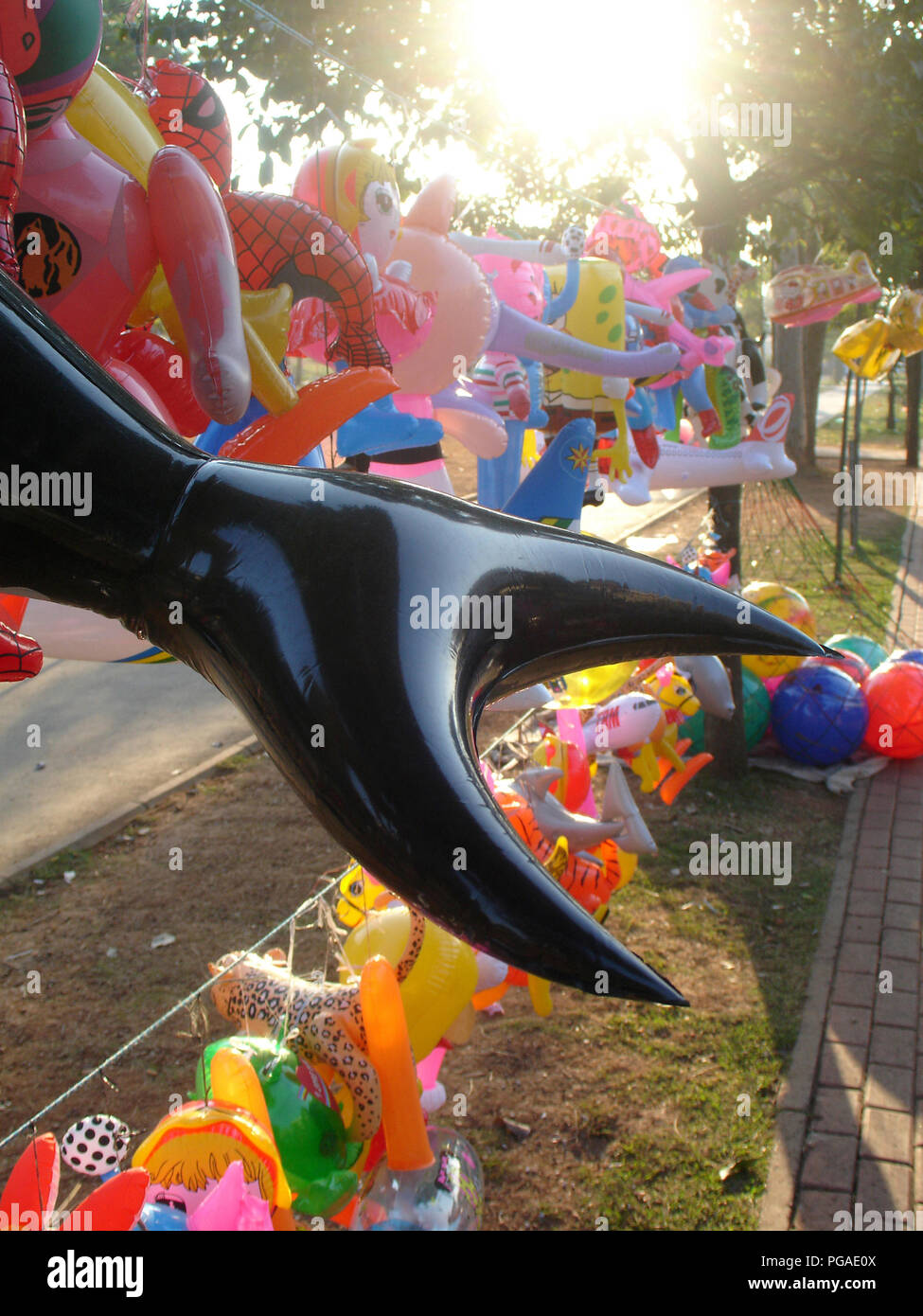 Inflatable toys, São Paulo, Brazil Stock Photo - Alamy