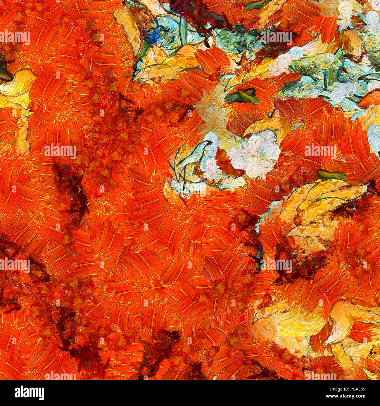 Vincent Van Gogh style oil painting. Impressionism style wall art ...