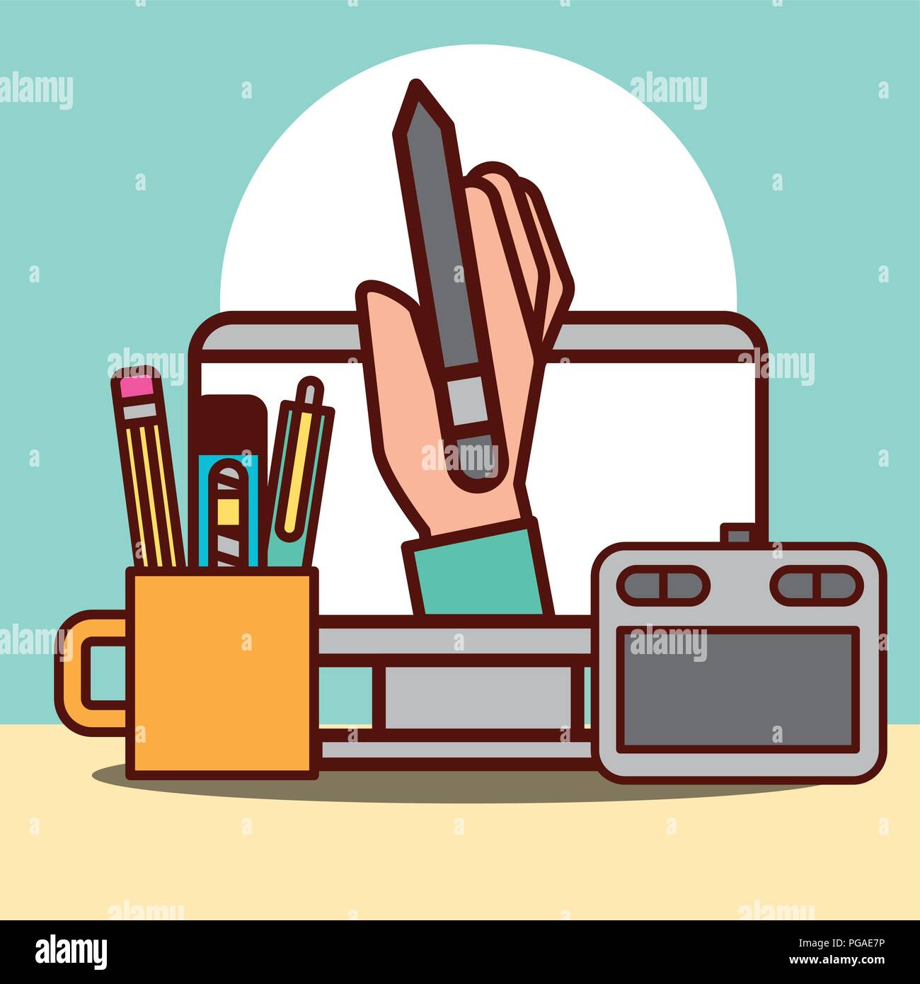 graphic design concept Stock Vector Image & Art - Alamy