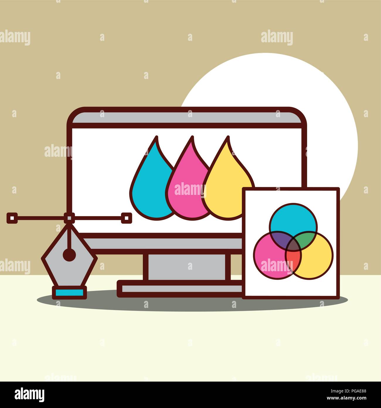 graphic design concept Stock Vector Image & Art - Alamy