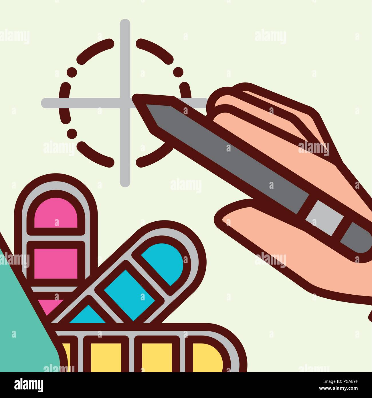 graphic design concept Stock Vector Image & Art - Alamy