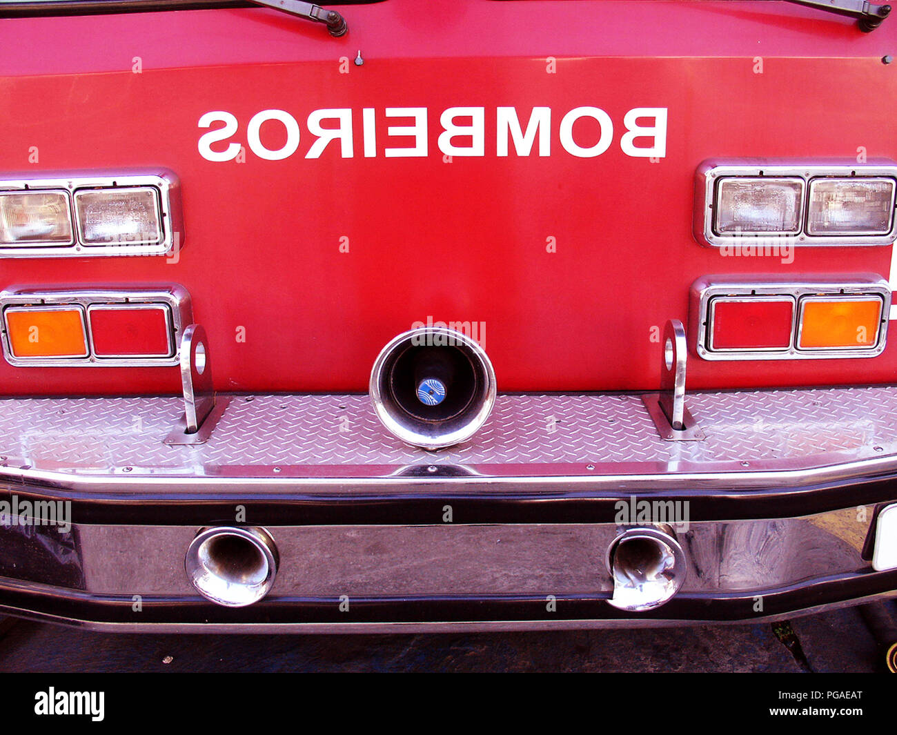 Truck of Fireman, São Paulo, Brazil Stock Photo - Alamy