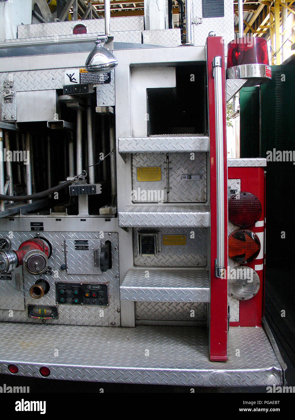 Fire truck steps hi-res stock photography and images - Alamy