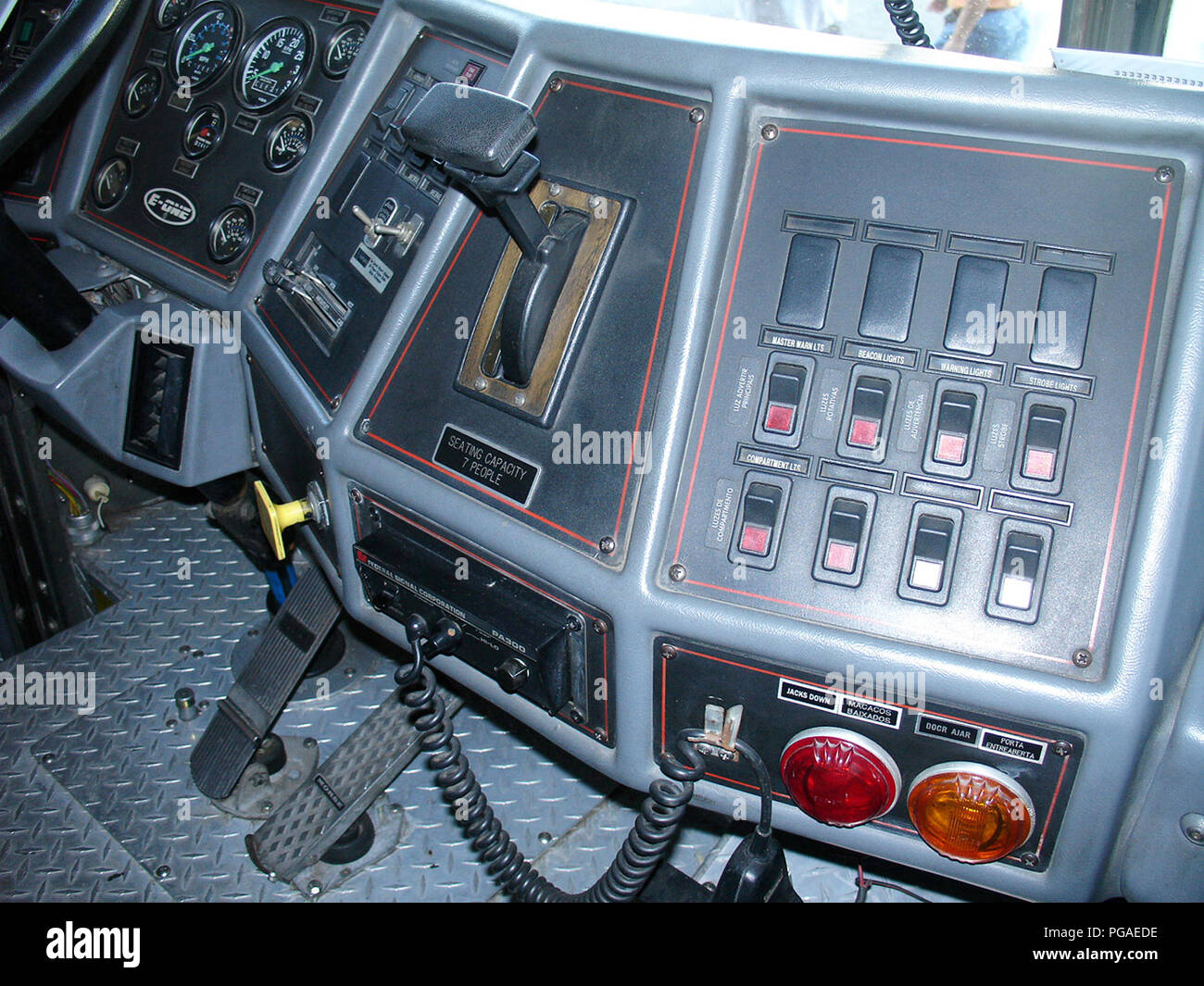 Panel of Control of Truck, São Paulo, Brazil Stock Photo - Alamy
