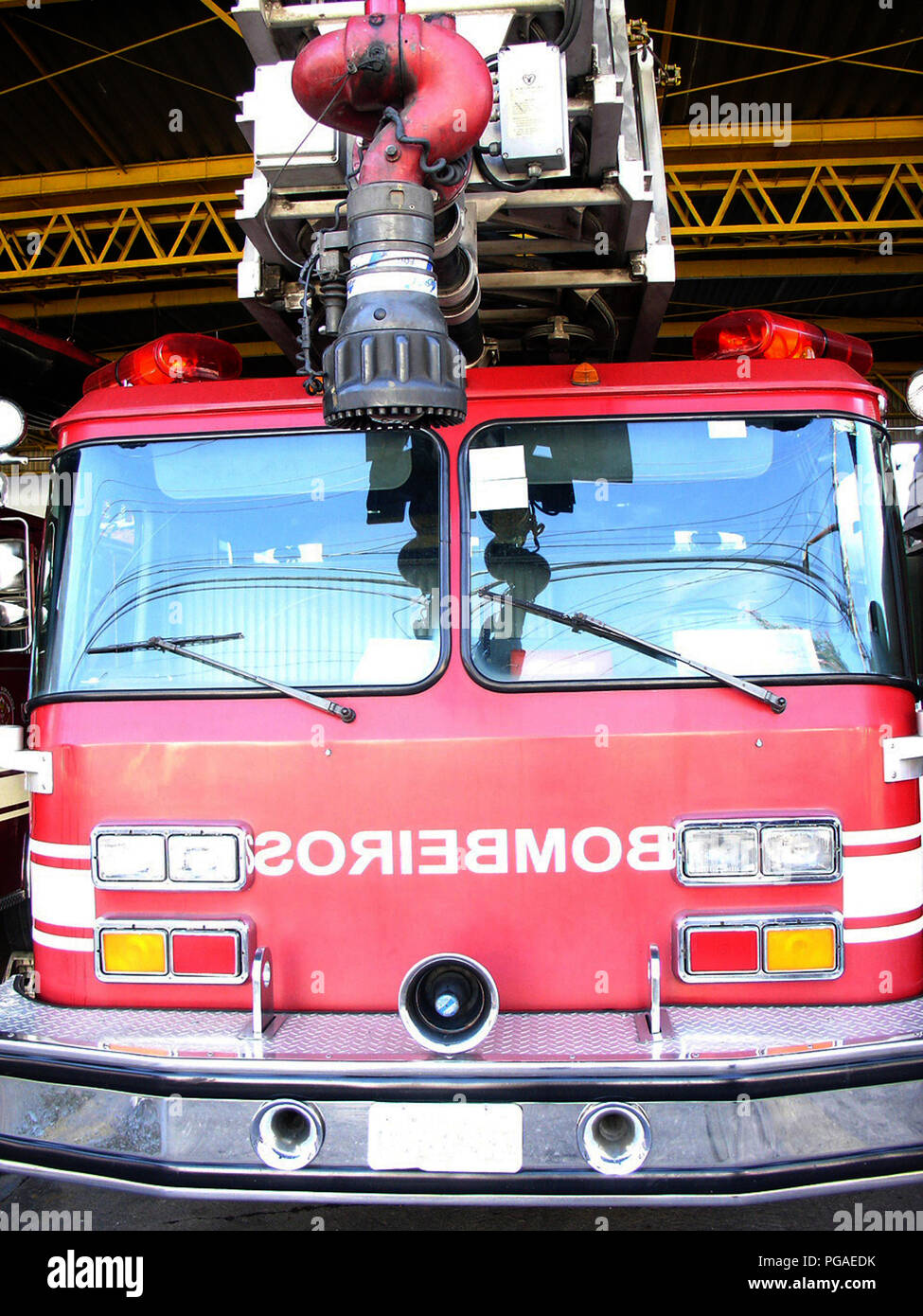 Truck of Fireman, São Paulo, Brazil Stock Photo - Alamy