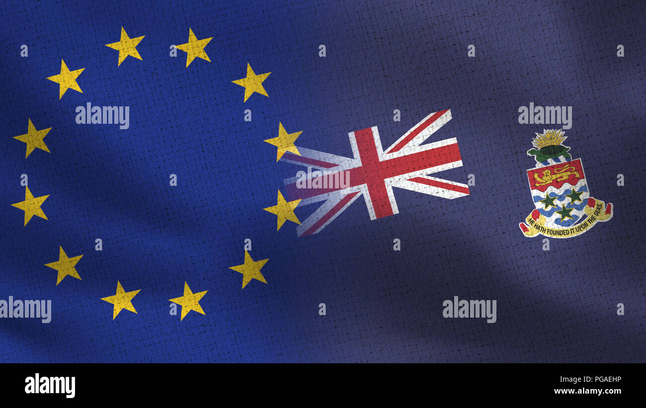 European union cayman islands flag hi-res stock photography and images ...