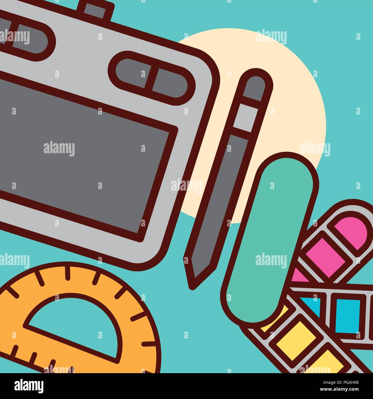 graphic design concept Stock Vector Image & Art - Alamy