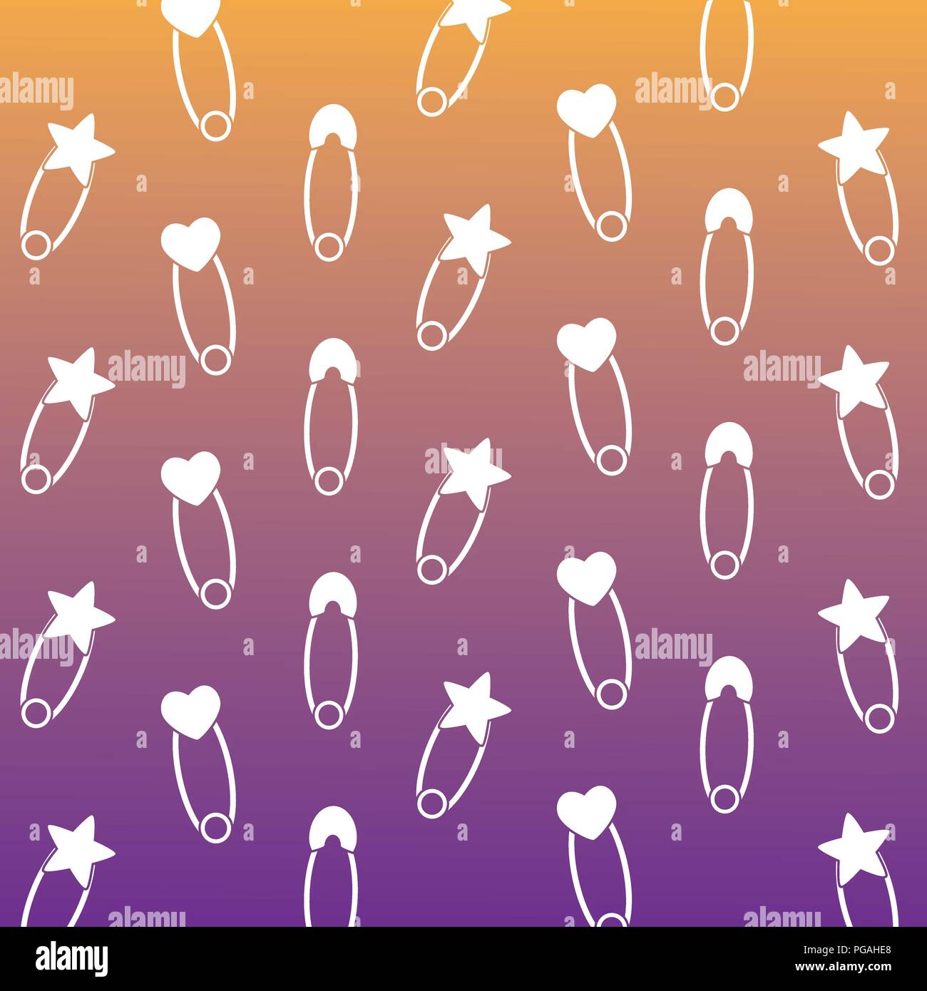 background of baby pins pattern, colorful design. vector illustration ...