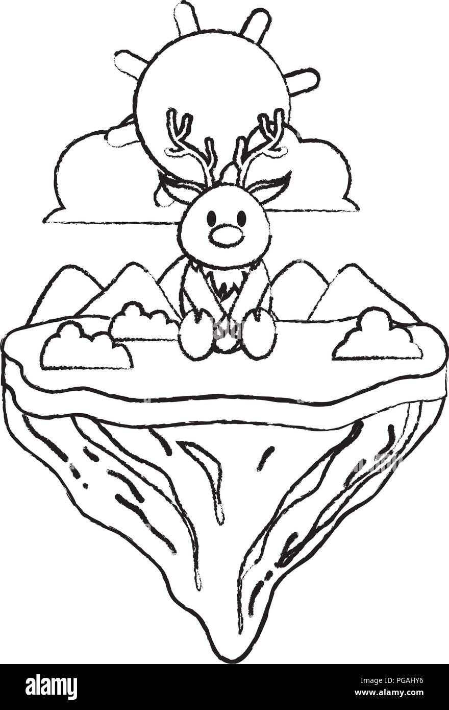 The deer island Black and White Stock Photos & Images - Alamy