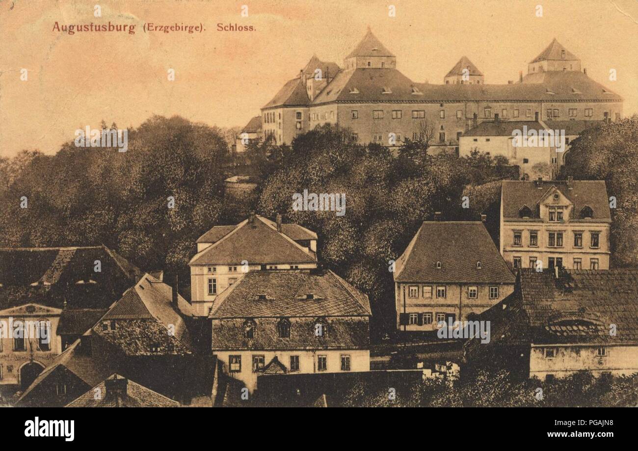 Augustusburg, Sachsen - Schloss Stock Photo - Alamy