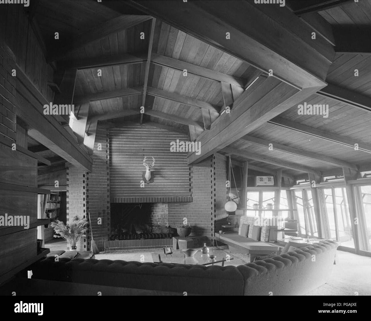 Living room artwork Black and White Stock Photos & Images - Alamy