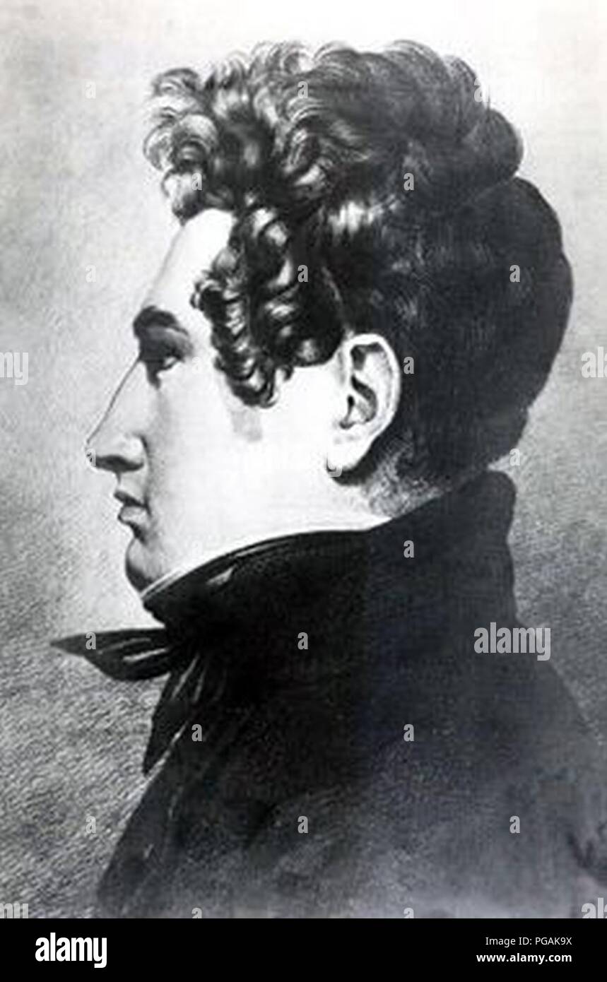 Aurélien de Sèze (1799-1870)-crayon anonyme Stock Photo - Alamy