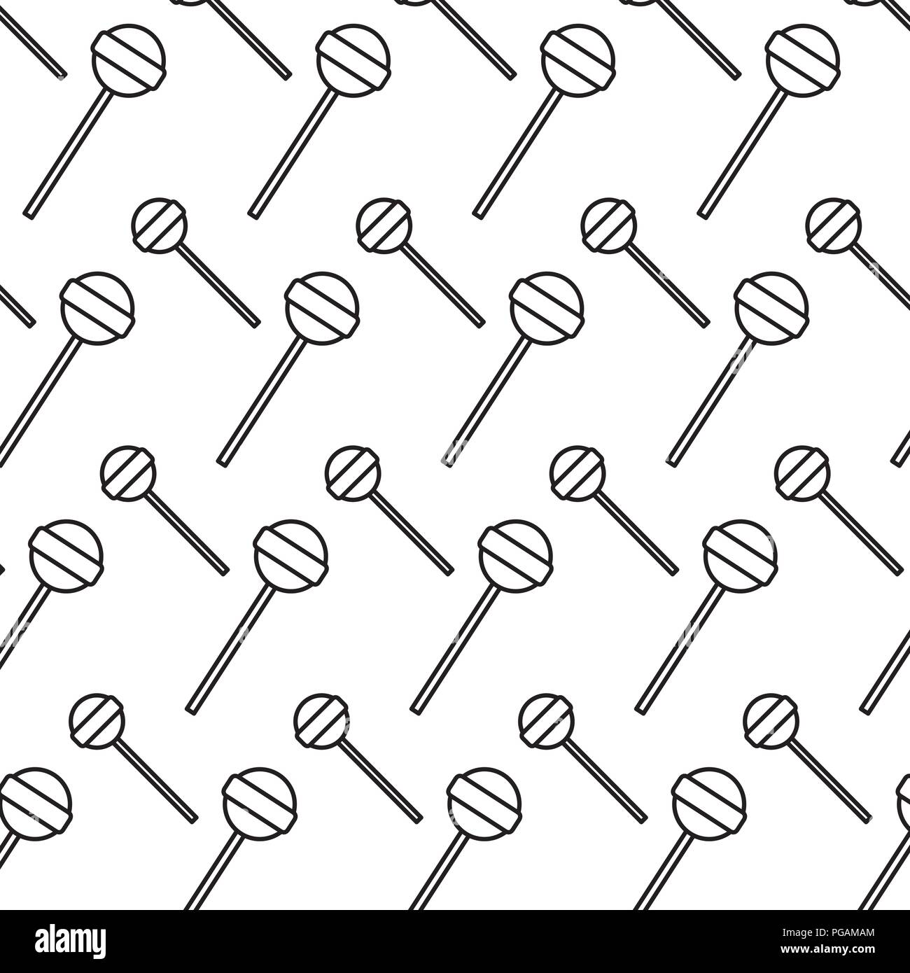 line delicious sweet lollipop candy background Stock Vector Image & Art ...