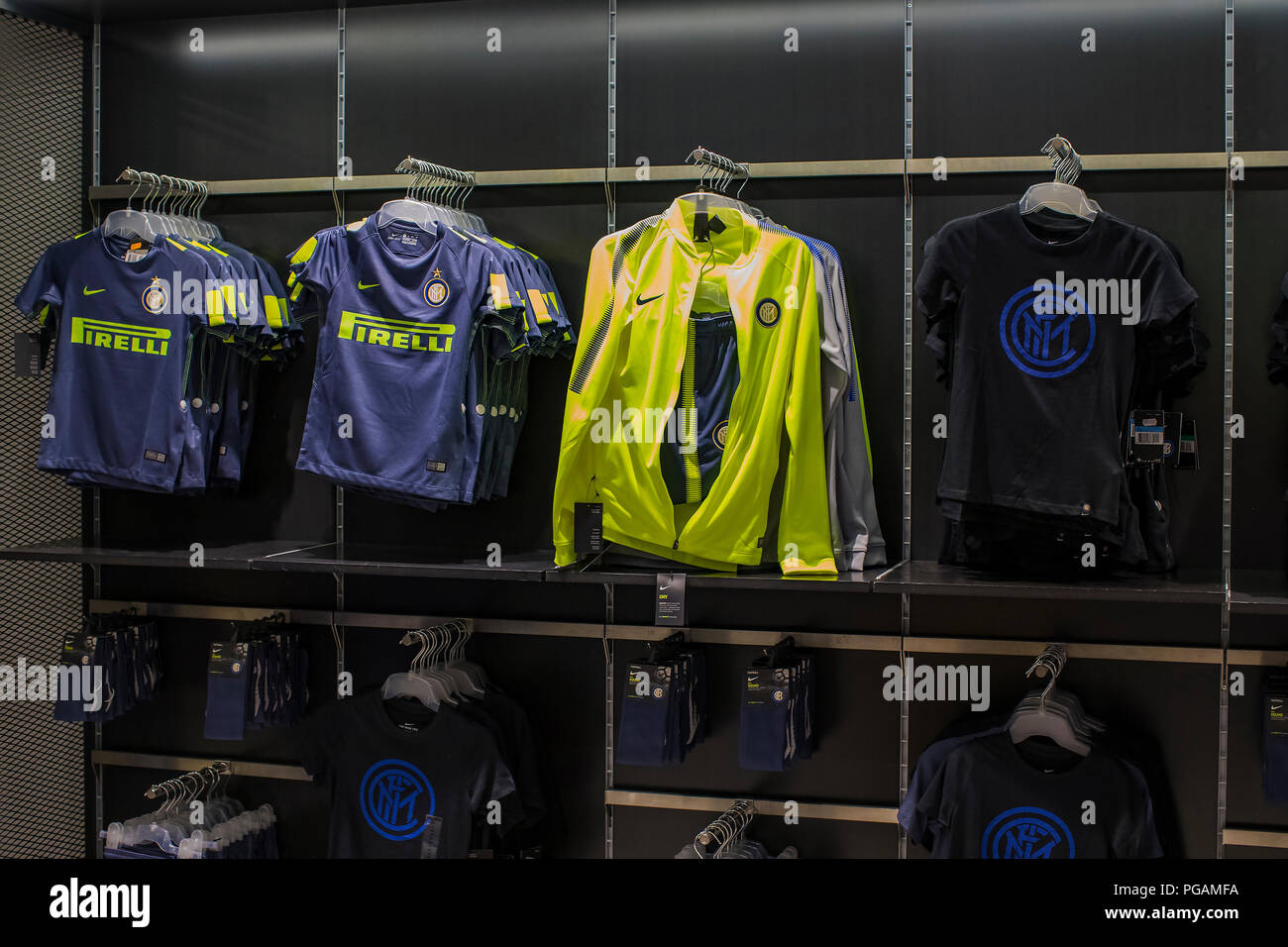 Inter football club store hi-res stock photography and images - Alamy